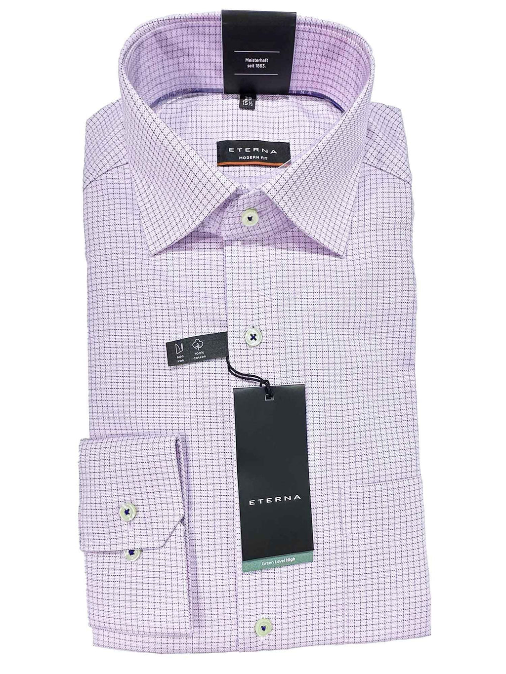 4804/91 Pink Check Business L/S Modern Fit Shirt – Harrys for Menswear
